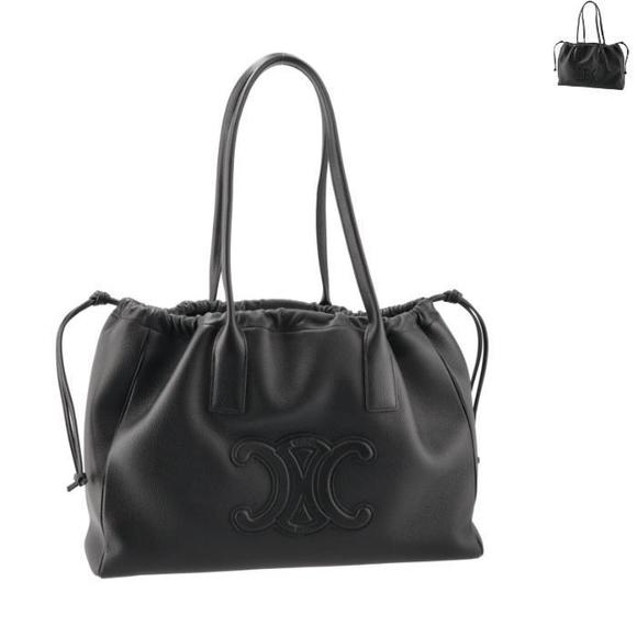 Celine | Bags | Celine Hippo Cabas Drawstring Cuile Triomphe Bag Tan ...